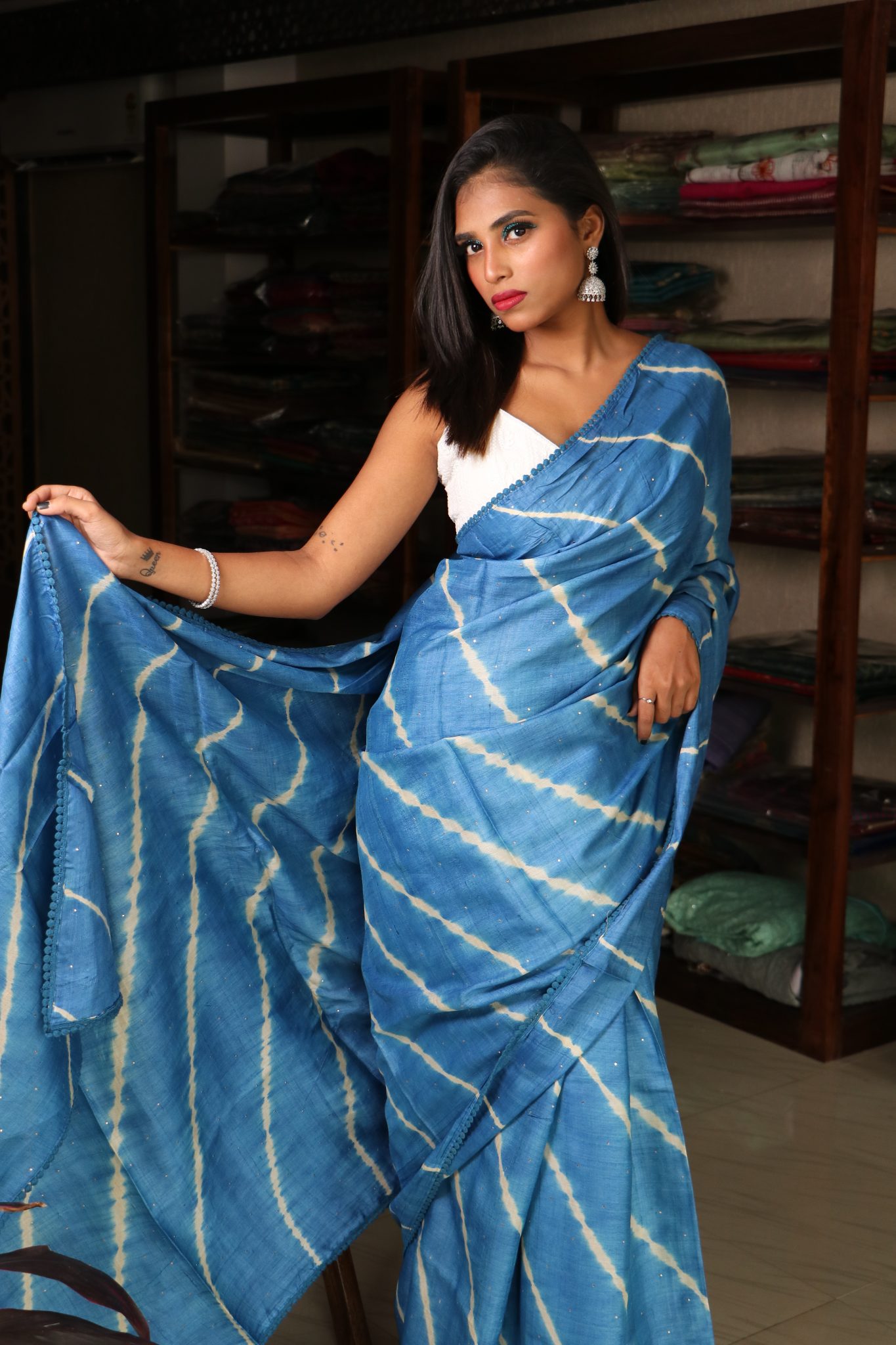 TUSSAR LEHARIYA with MUKAISH work - TANTUVANA